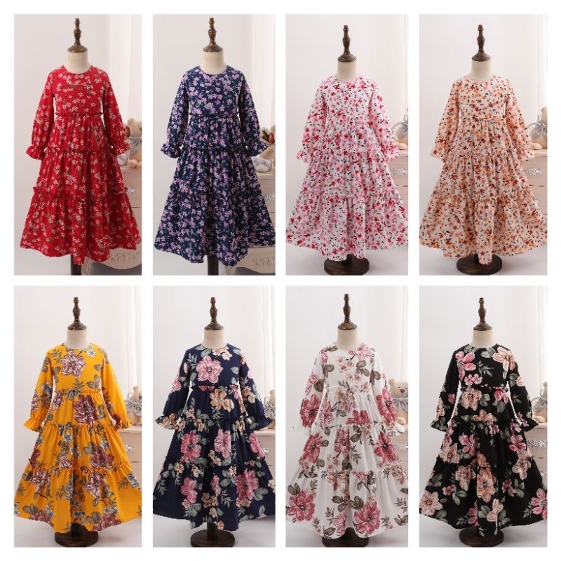 Jubah Corak Kanak-kanak, #baju raya kids | Shopee Malaysia