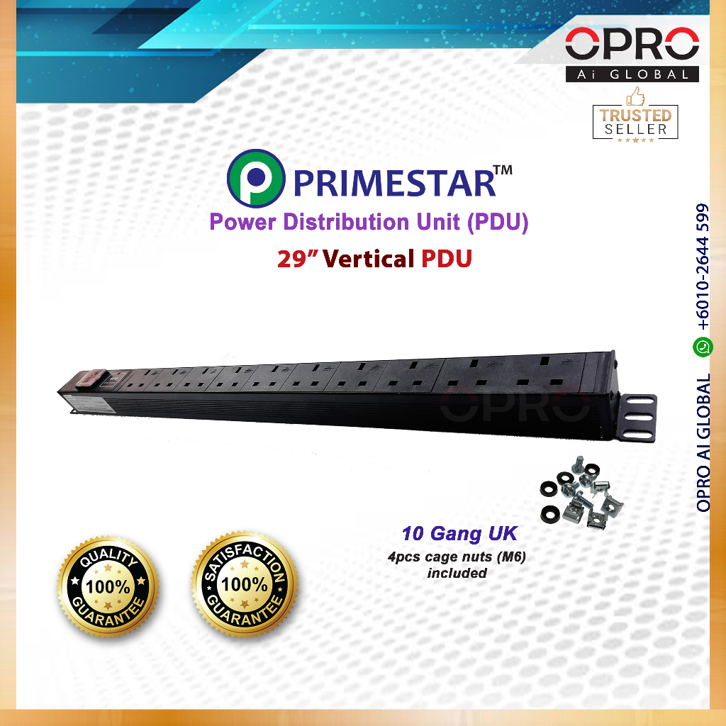 [FULL COPPER] Primestar Sirim Surge/Lightning Protection 19inch Server ...
