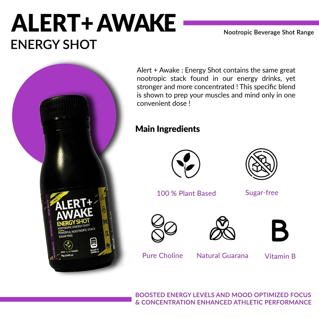 Trader's Elixir - Alert + Awake : Energy Shot, 90 ml | Shopee Malaysia