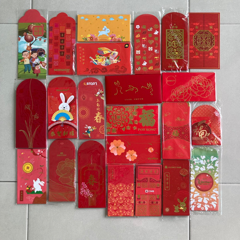 CNY Rabbit Year 2023 Angpow Angpau Angpao Red Packet | Shopee Malaysia