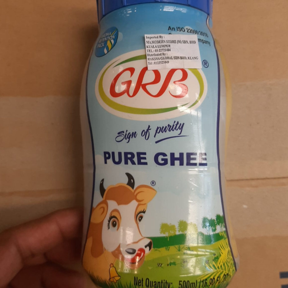 GRB -Pure Ghee 500ml/Grb-Minyak Sapi Tulen 500Ml | Shopee Malaysia