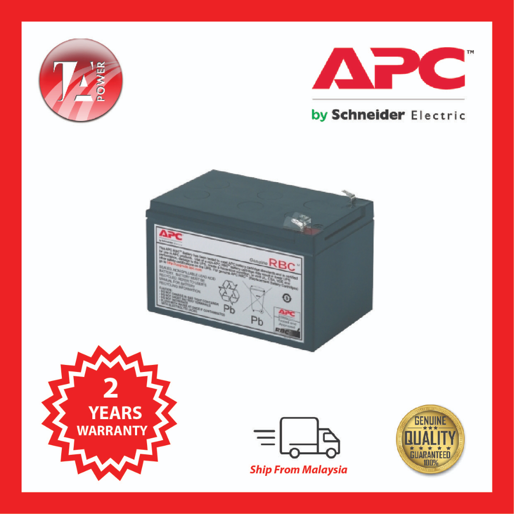 [PRE ORDER] APC RBC4 Replacement Battery Cartridge #4 with 2 Year ...