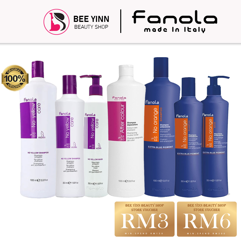 Original - Fanola No Yellow Purple Shampoo/ Mask / Conditioner -No ...