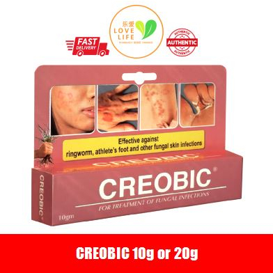 CREOBIC CREAM Anti-kurap Anti-Fungal Ring worms 10g or 20g | Shopee ...