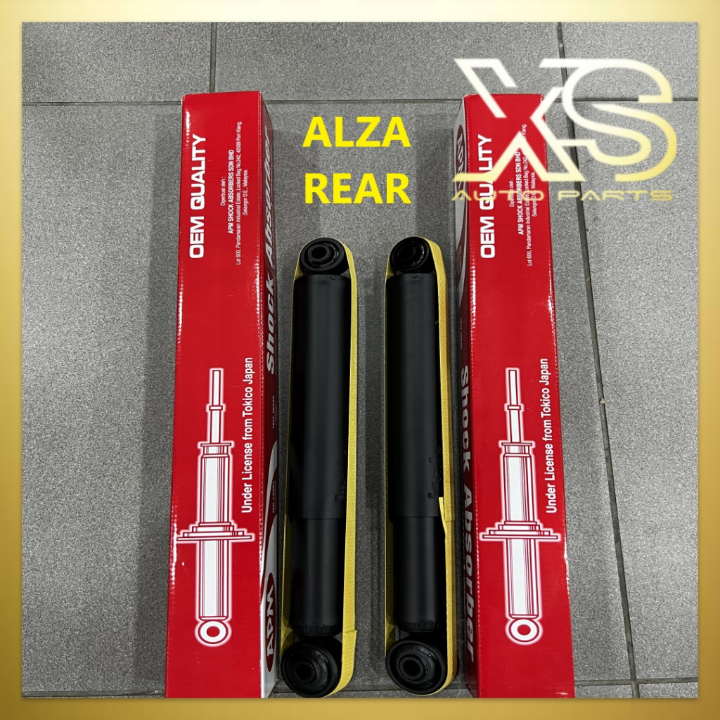 ( 100% ORIGINAL APM ) PERODUA ALZA REAR SHOCK ABSORBER | Shopee Malaysia