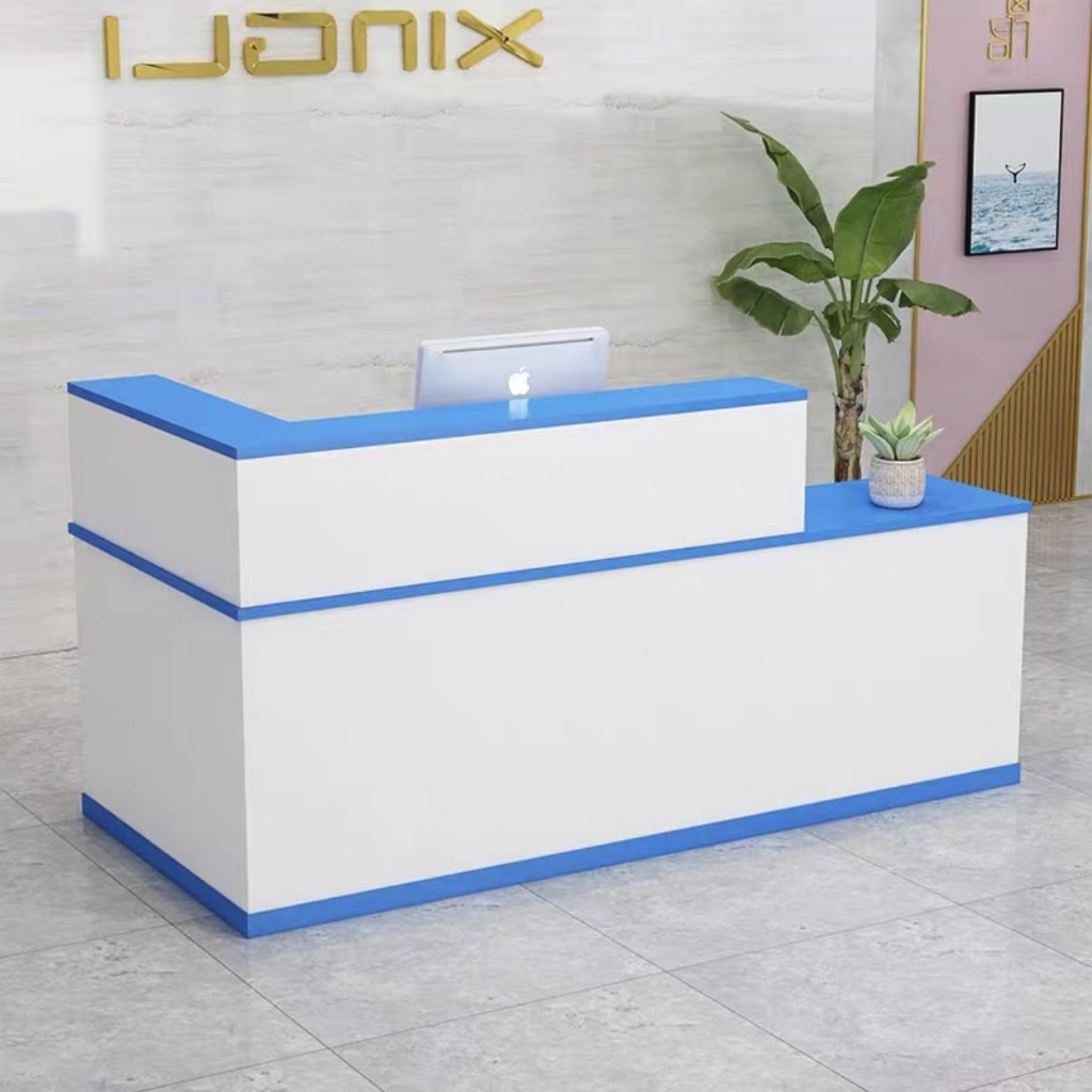 Modern Simple Front Desk Reception Counter Cashier Counter L Shape ...