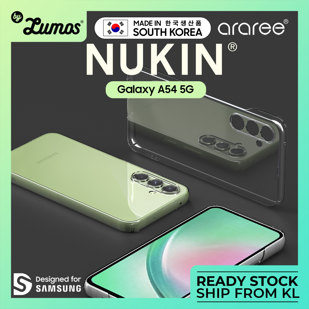 [READY STOCK] Araree Samsung Galaxy A54 Nukin Soft Case Light and Thin ...