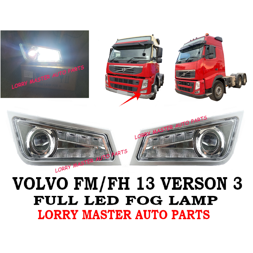 J106S14 FULL LED BUMPER FOG LAMP VOLVO FM/FH V3 VERSON 3 FM13 LORRY ...