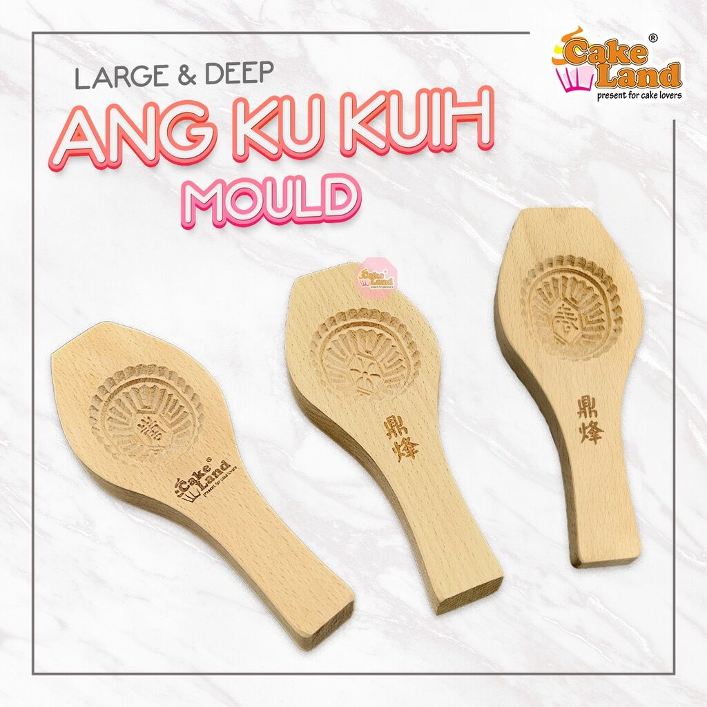 Wooden Angku Kuih Mould Deep/Wooden Kuih Bangkit Mould /寿桃/苏式馒头 ...