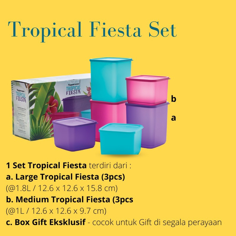 Tupperware tropical fiesta | Shopee Malaysia