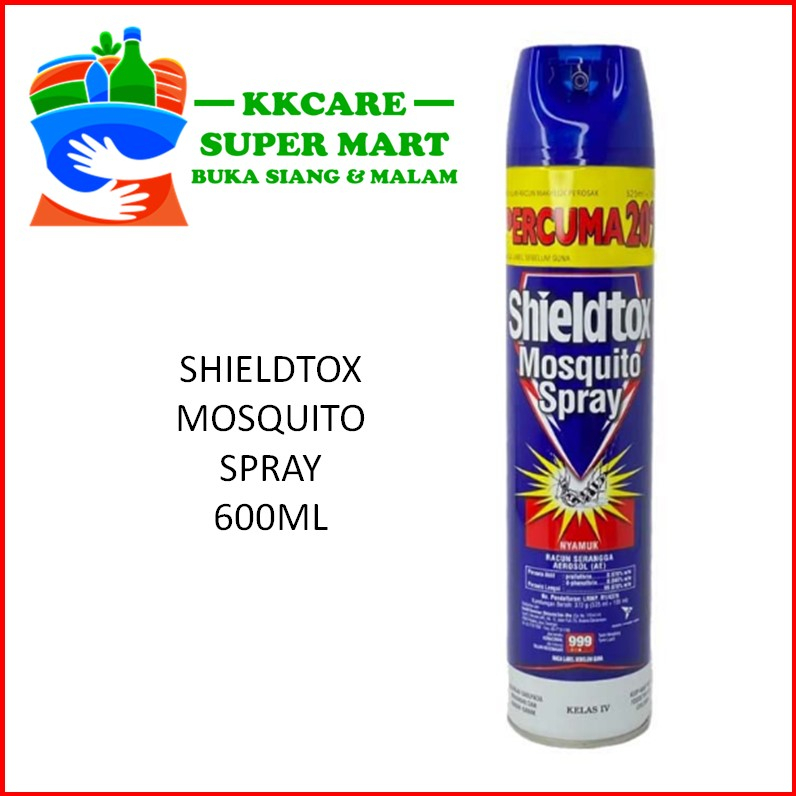 SHIELDTOX MOSQUITO SPRAY 600ML | Shopee Malaysia