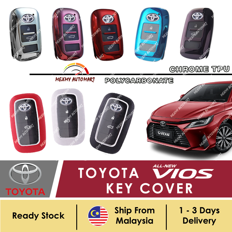 TOYOTA ALL NEW VIOS 2023 - 2025 Car Key Cover Sarung Kunci Remote Case ...