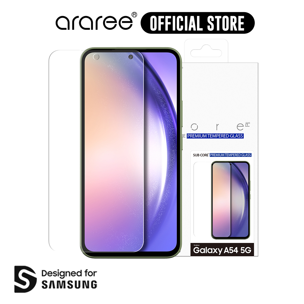 Araree Samsung A54 Sub Core Premium Tempered Glass Screen Protector ...