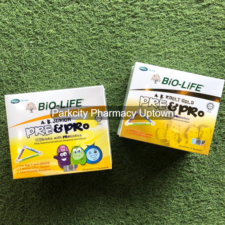 Bio-Life Prebiotic with Probiotics Sachet Twinpack (A.B.Junior 2x50s/ A ...
