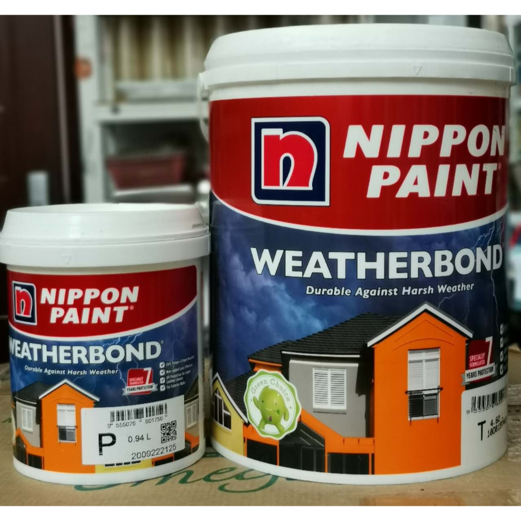 NIPPON PAINT Weatherbond Exterior Wall 7 Years Protection Weather Bond ...
