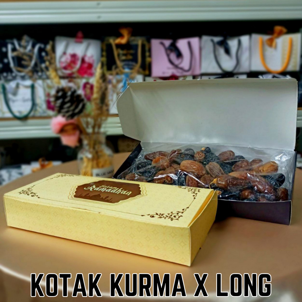1PCS KOTAK KURMA X LONG FLATBOXRAMADHAN/KOTAK KURMA/KURMA PACKAGING ...