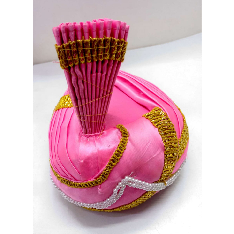 Thalapa / Embellished Art Silk Turban ( Big size Swamy / Wedding ...