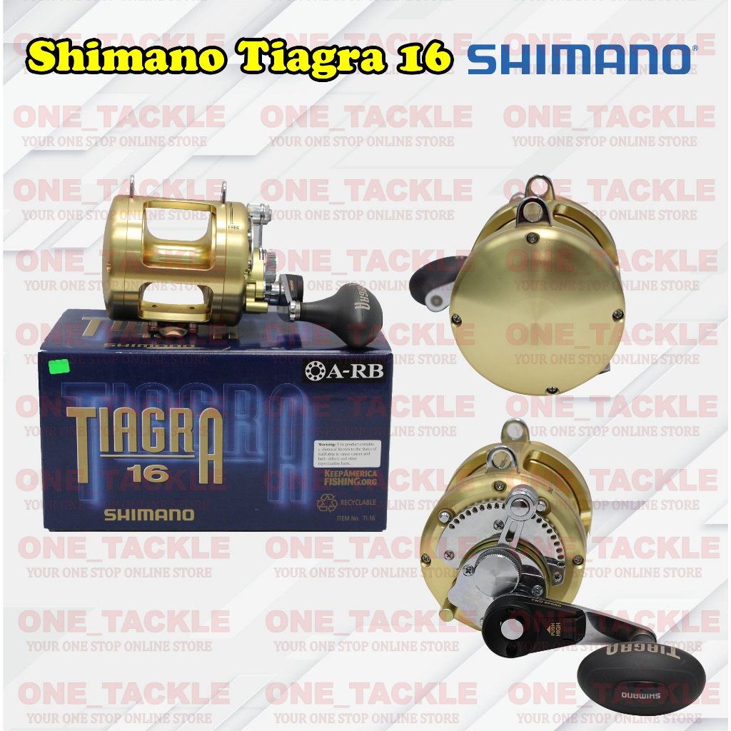 Shimano Tiagra 16 & 20A Trolling reel 100% original | Shopee Malaysia
