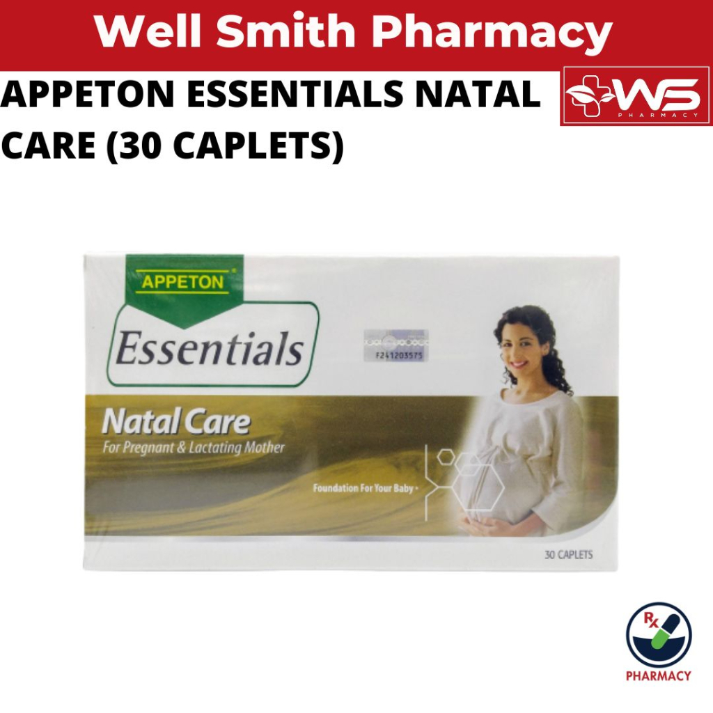 APPETON ESSENTIALS NATAL CARE (30 CAPLETS)(FOR PREGNANT AND LACTATING ...