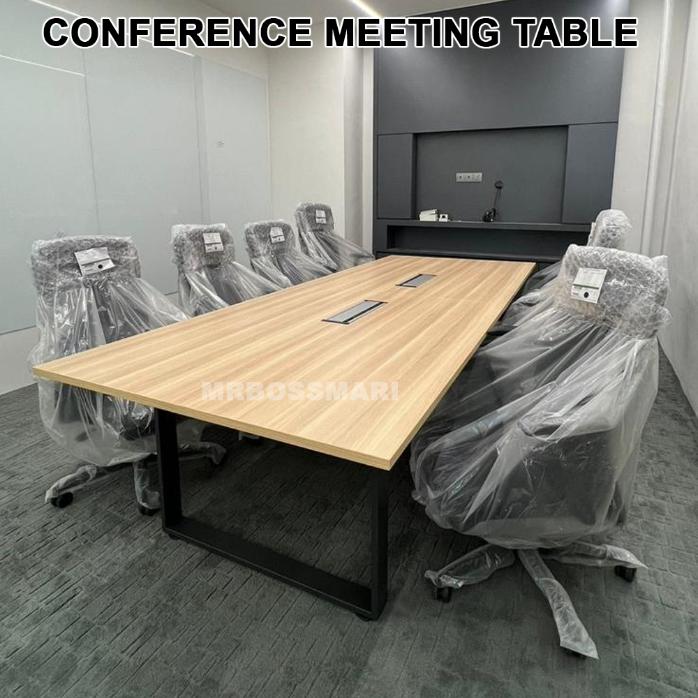 BUMBUMBEE Rectangular Shape Meeting Table Conference Table fit 10-12pax ...