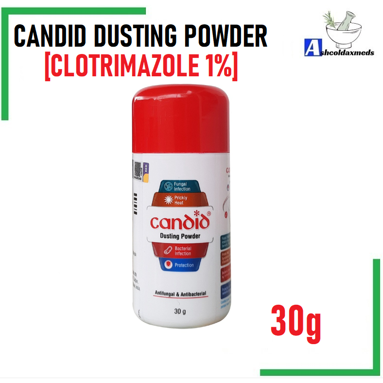 Lulus Kkm Candid Antifungal Dusting Powder 30g Fungal Infection Prickly Heat Itching Skin