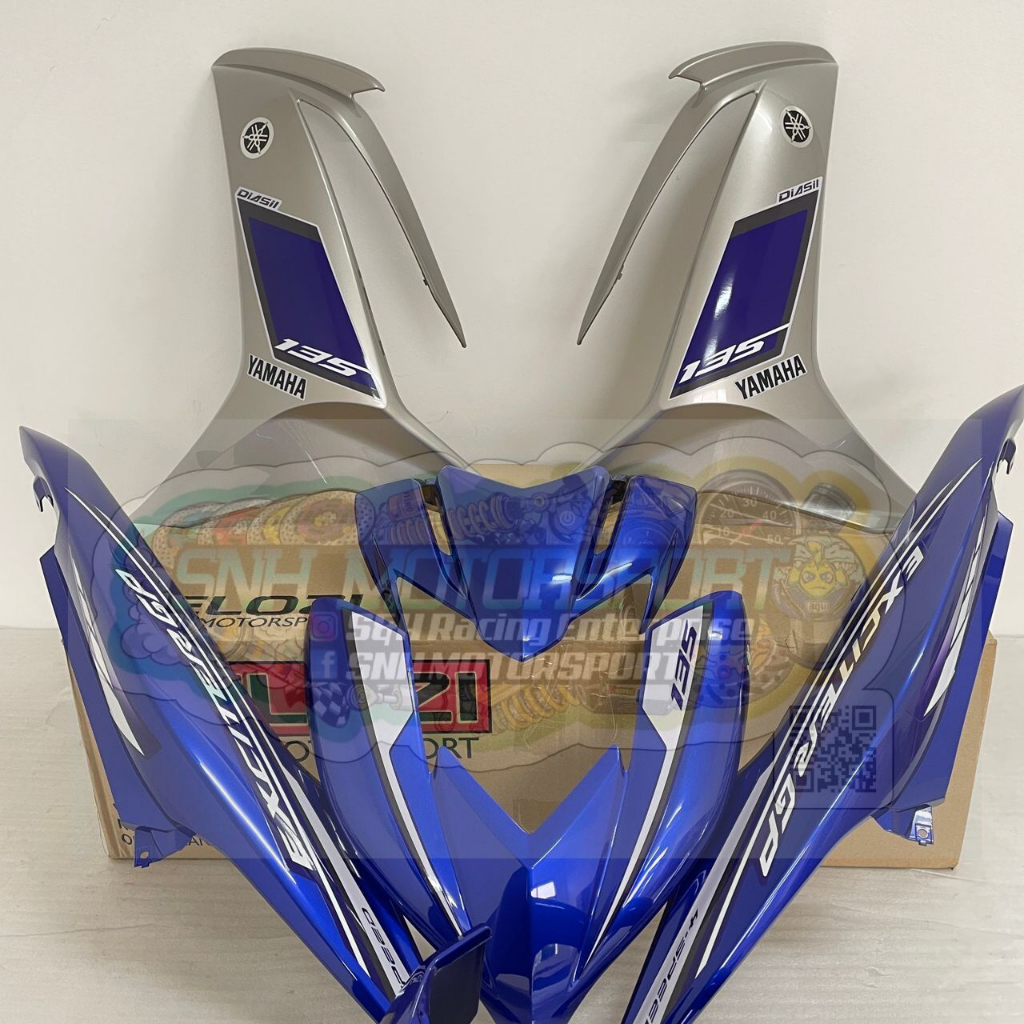 VELOZI RACING COVER SET EXCITER GP DPBMC / S3 LC135 V8 YAMAHA | Shopee ...