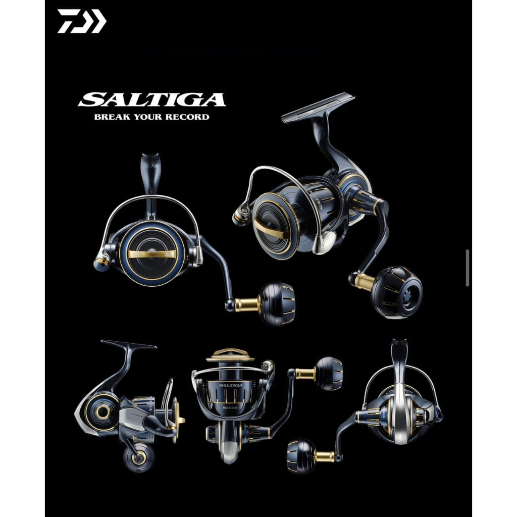 23 DAIWA fishing reel SALTIGA 4000H 4000XH 5000H 5000XH 6000H 6000XH SW Spinning Reel With 1 ...