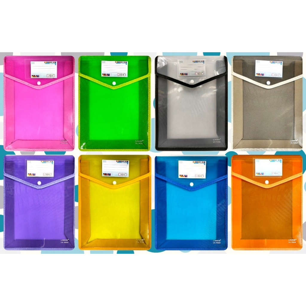 A4 BUTTON FILE FOLDER COLOUR LOMBOK LK-704A4 | Shopee Malaysia