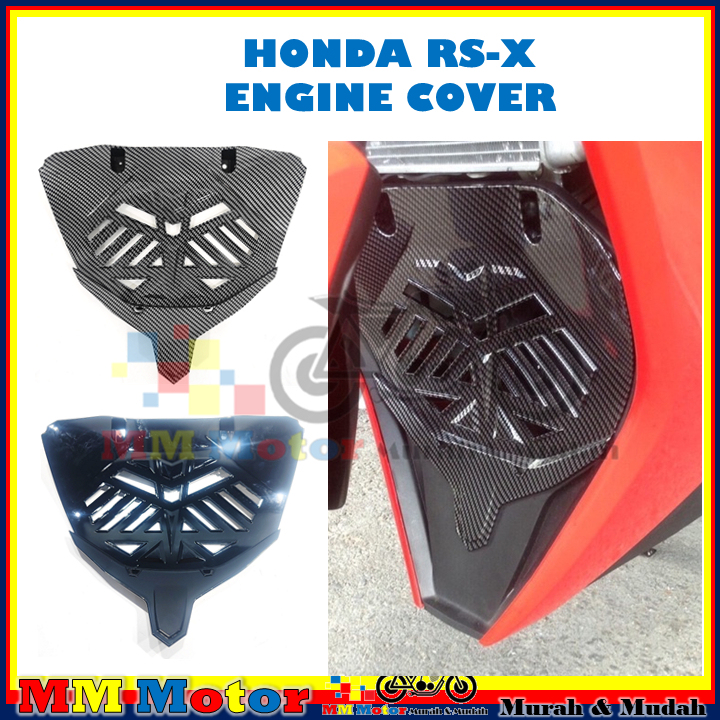 HONDA RS-X 150 ENGINE COVER IMPORT VIETNAM PREMIUM QUALITY CARBON ...