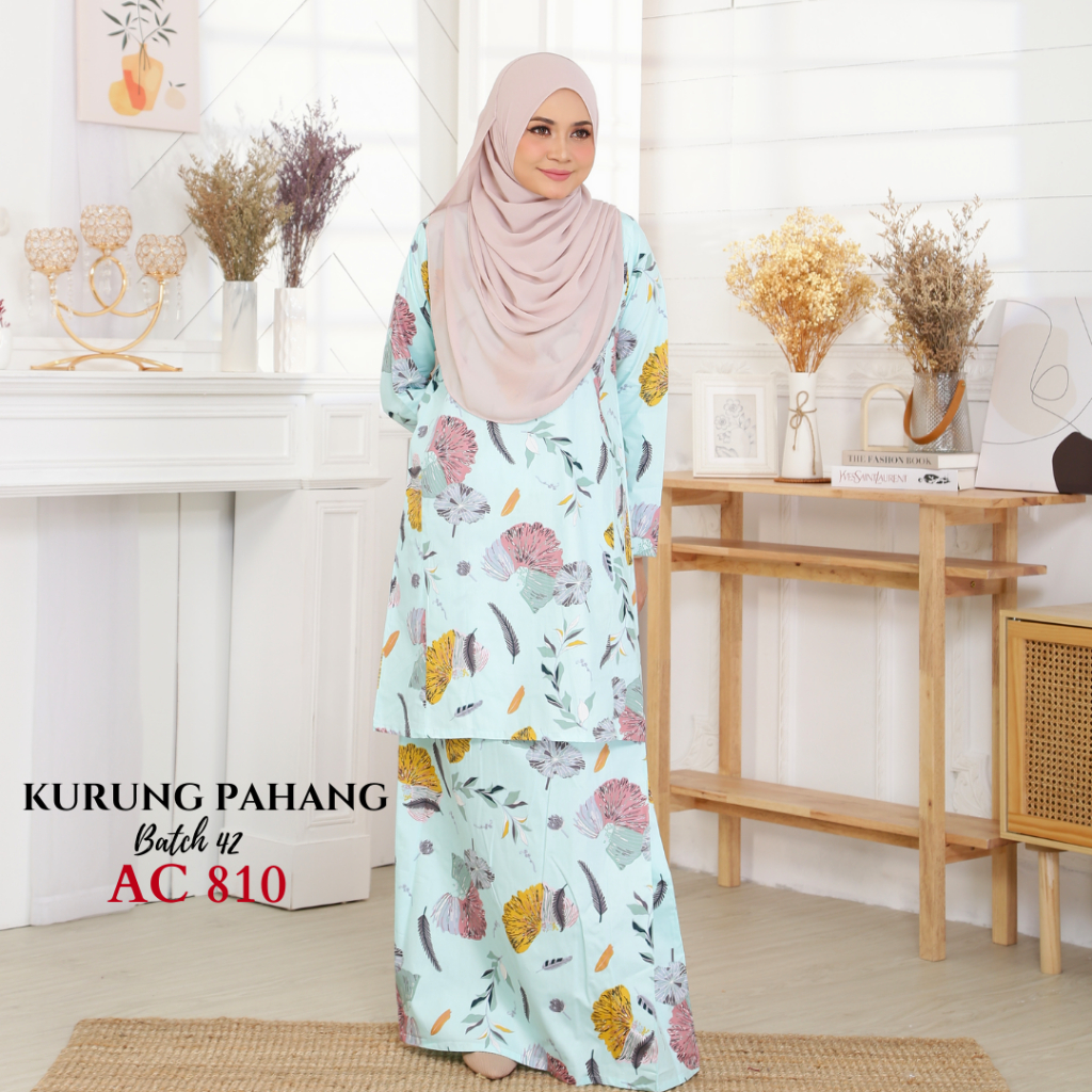KURUNG PAHANG (BERPESAK DAN KAIN SUSUN TEPI) | Shopee Malaysia