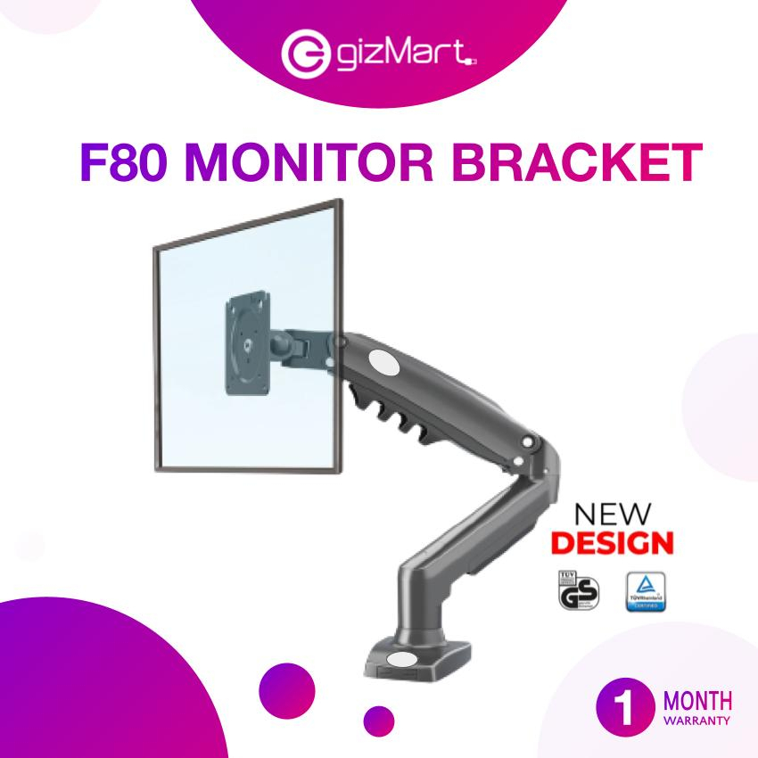 Monitor Arm Gas Strut Flexible Adjustable Mount Stand with 360 degree ...