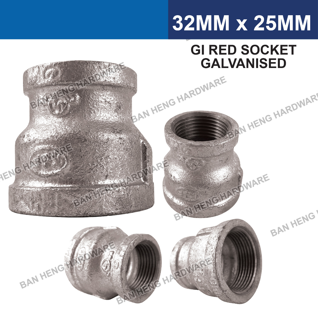 GI FITTING | GALVANIZED PAIP AIR FITTING | REDUCING SOCKET | Shopee Malaysia