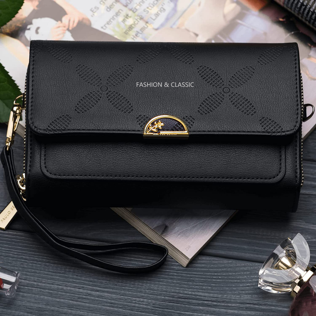 Women's Wallet Shoulder Bag Lady Sling Bag PU Leather Handbag Girl's ...