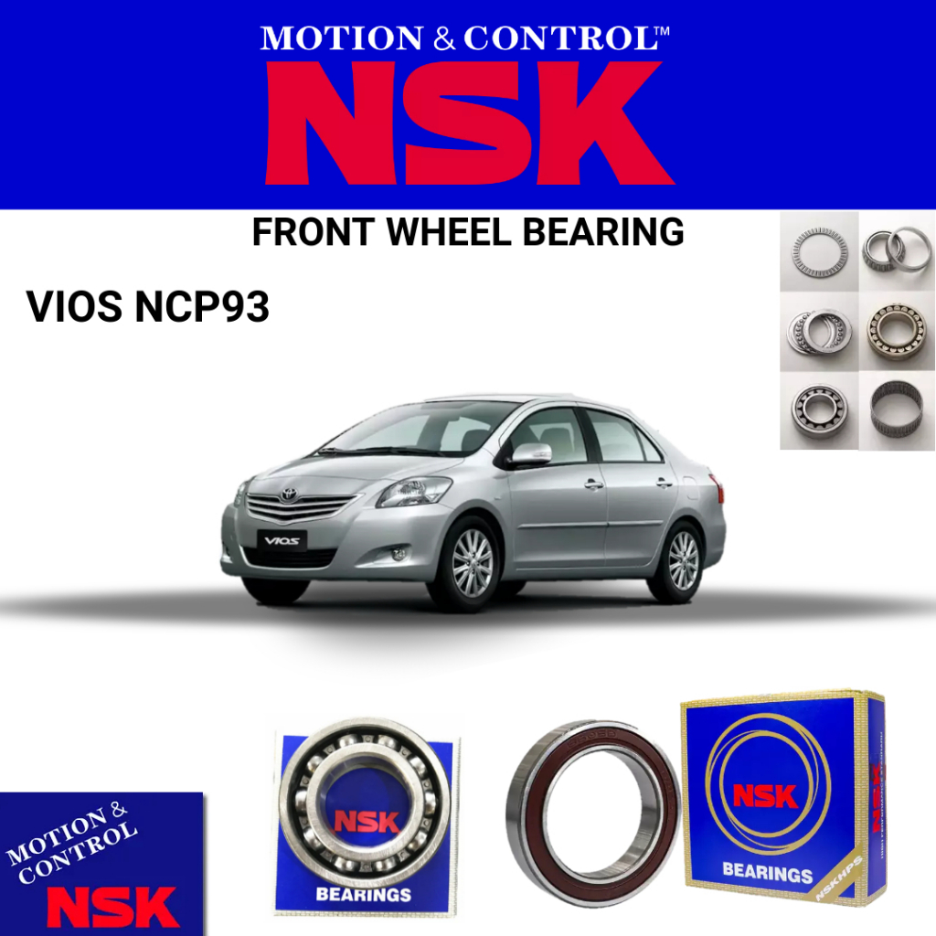 Toyota Vios Front Wheel BearinG NSK Japan Bearings Original | Shopee ...