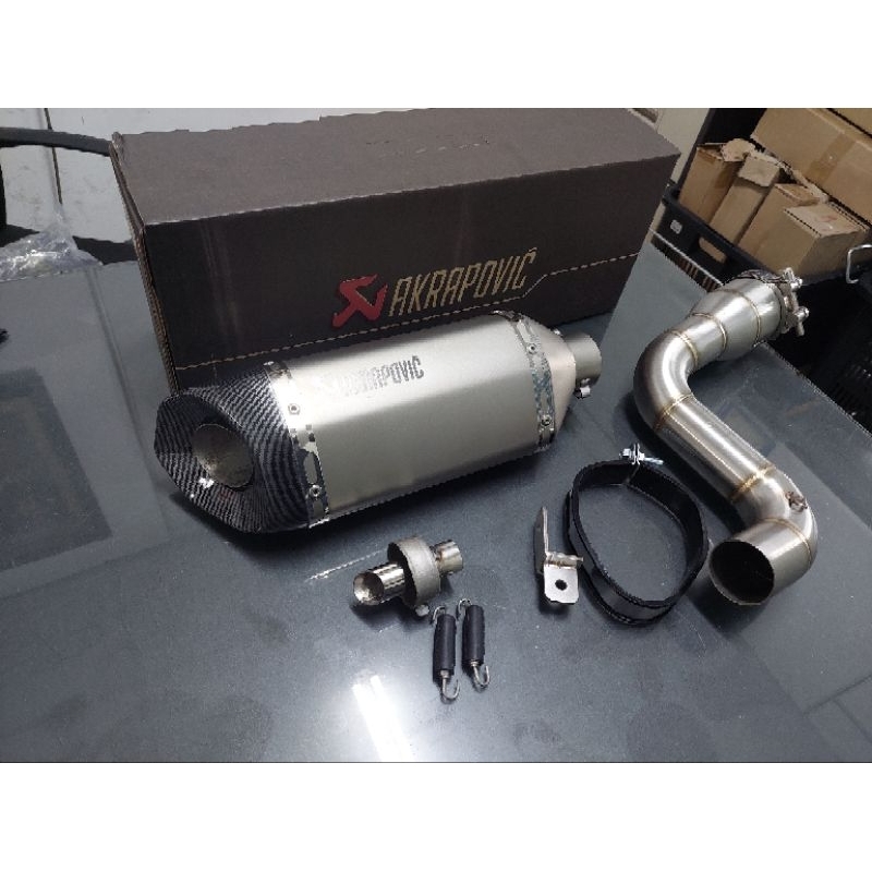 ktm duke 200/250 2021 keatas V2 akrapovic exhaust system | Shopee Malaysia