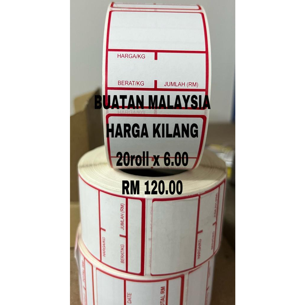 PENIMBANG STICKER RONGTA ASHICA DIGI ISHIDA BIZERBA METLER TOLEDO DAN ...