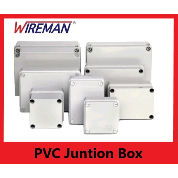 WIREMAN IP56 Weatherproof PVC Enclosure Box /Junction Box/ PVC ...