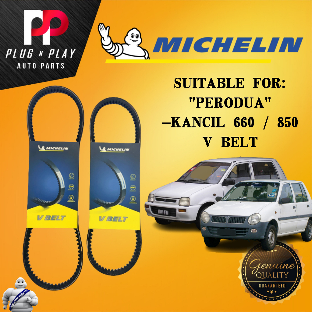 PERODUA KANCIL 660 , 850 [2265 / 2305] MICHELIN V BELT 100% ORIGINAL ...