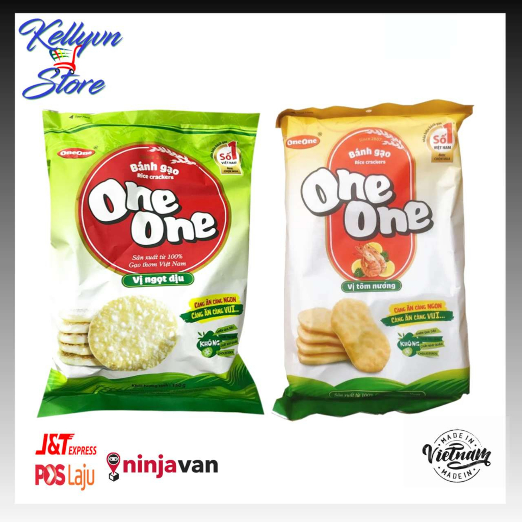 One One Rice Crackers/One One 米饼/Bang Gao One One [1Pack X 150g ...