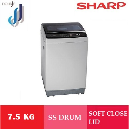 Sharp 7.5KG Fully Auto Washing Machine ES721X | Shopee Malaysia