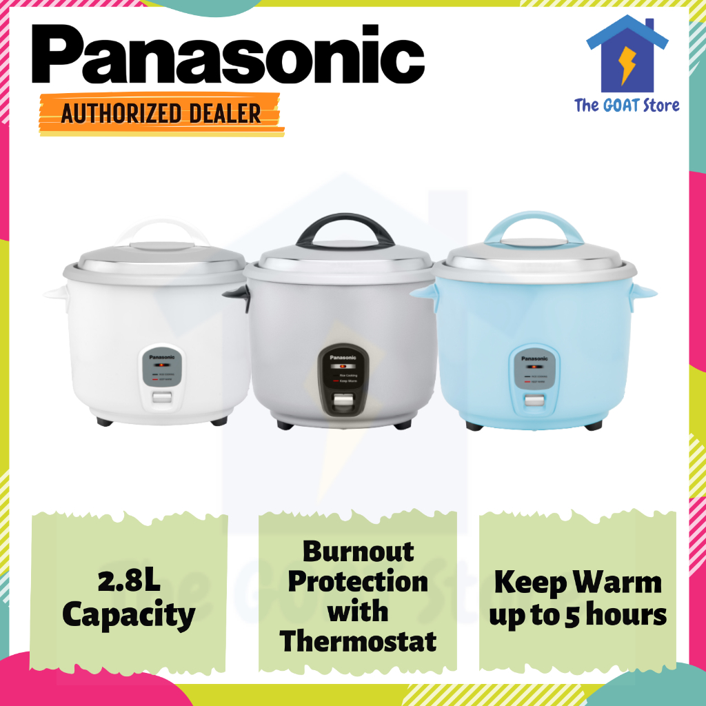 Panasonic Conventional Rice Cooker 2.8L SR-E28 Periuk Nasi | Shopee ...