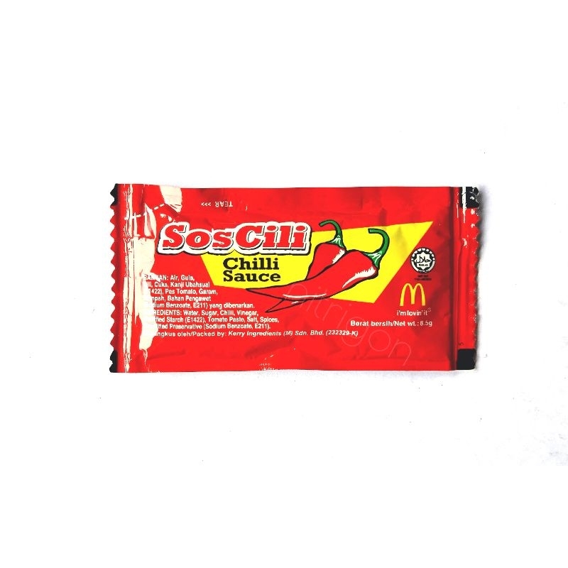Travel Portable Pack Sachet Chilli Sauce Tomato Cili Sos Pedas Sedap ...