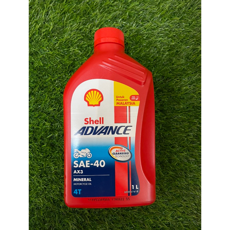 SHELL SAE40 AX3 MOTORBIKE 4T Ready Stock | Shopee Malaysia