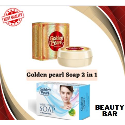 100% Original, Golden Pearl Whitening Cream + Soap for normal skin ...