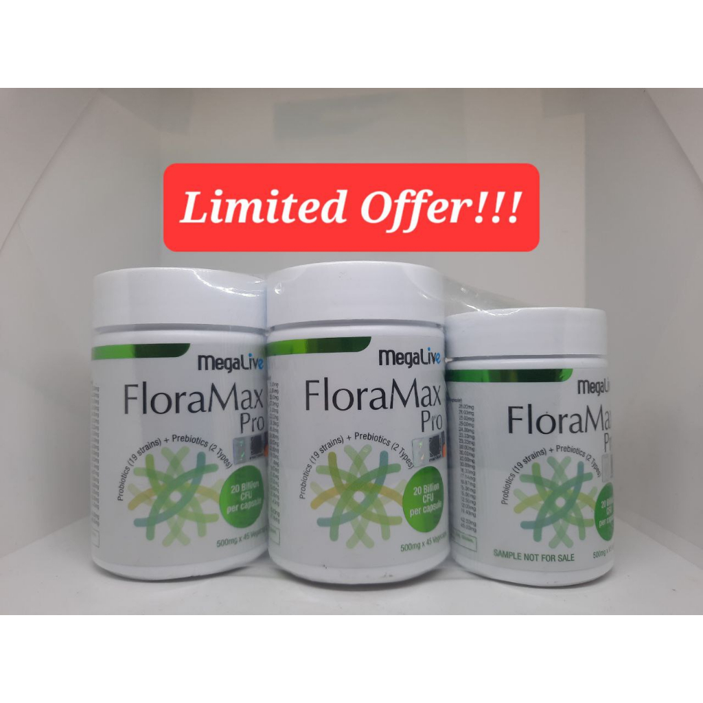 Megalive Floramax Pro Capsule (45s x2 + 15s) | Shopee Malaysia