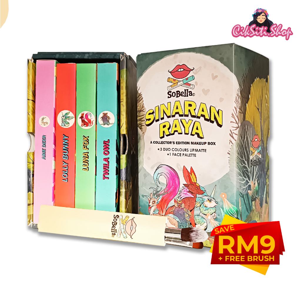Combo Set Sobella Sinaran Raya 2023, Ombre Lipmatte | Shopee Malaysia