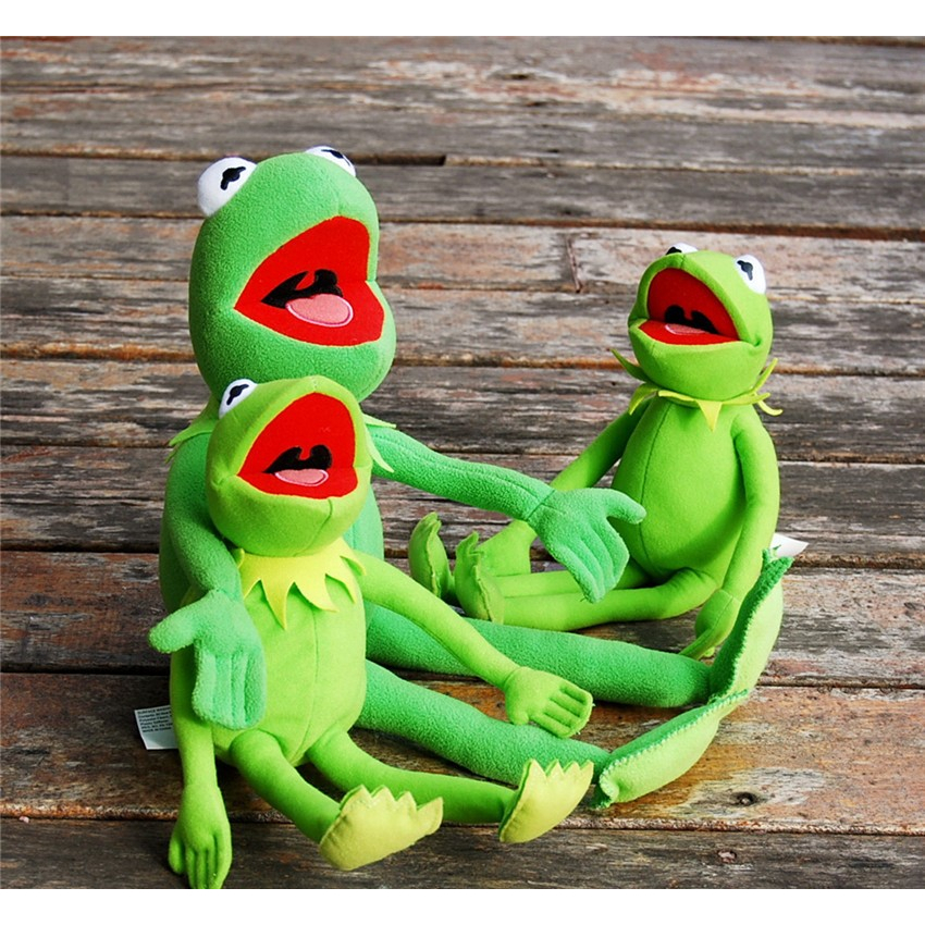40cm Kermit the frog stuff dolled plush supreme adjustable hand and leg ...