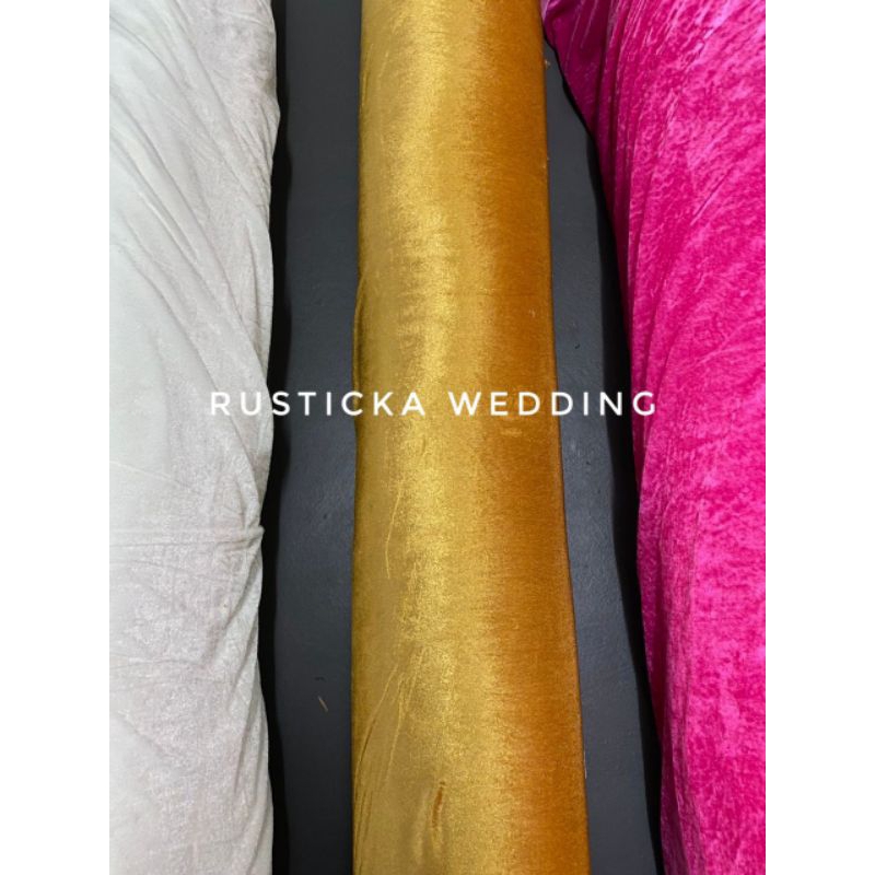 Kain Backdrop Pelamin Velvet Kain Velvet Plush baldu Meter Wedding ...