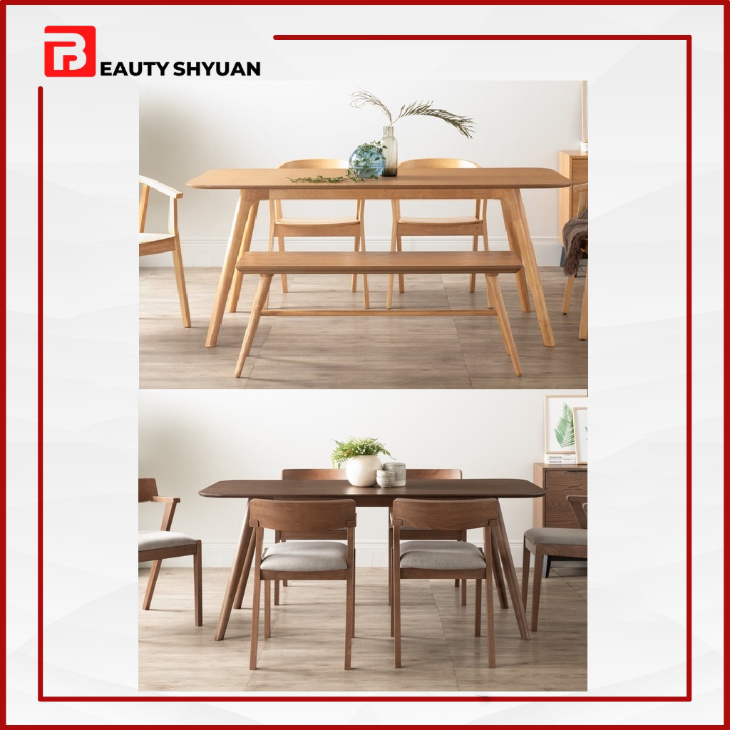 RODEN 6FT Dining Table 4 Seater Dining Table 6 Seater Meja Makan 4 ...