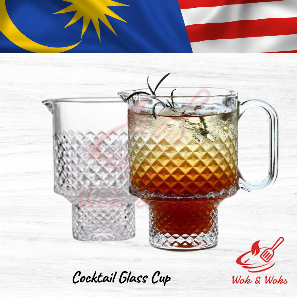 Cocktail Glass Cup / Cawan Kaca Koktel | Shopee Malaysia
